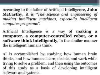 Artificial Intelligence Lecture 2 | PDF | Artificial Intelligence | Technology & Computing