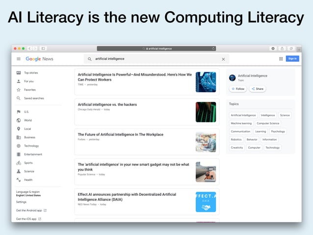 Artificial Intelligence Literacy | PDF | Computer Software and Applications | Computing