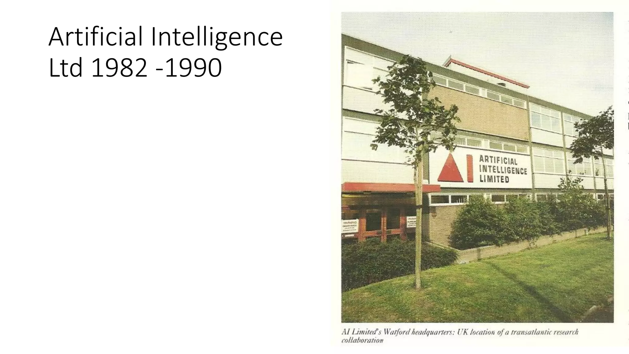 Artificial intelligence ltd 1982-1990 | PDF