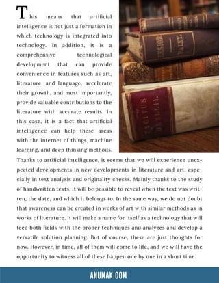 Artificial intelligence meets art and literature | PDF