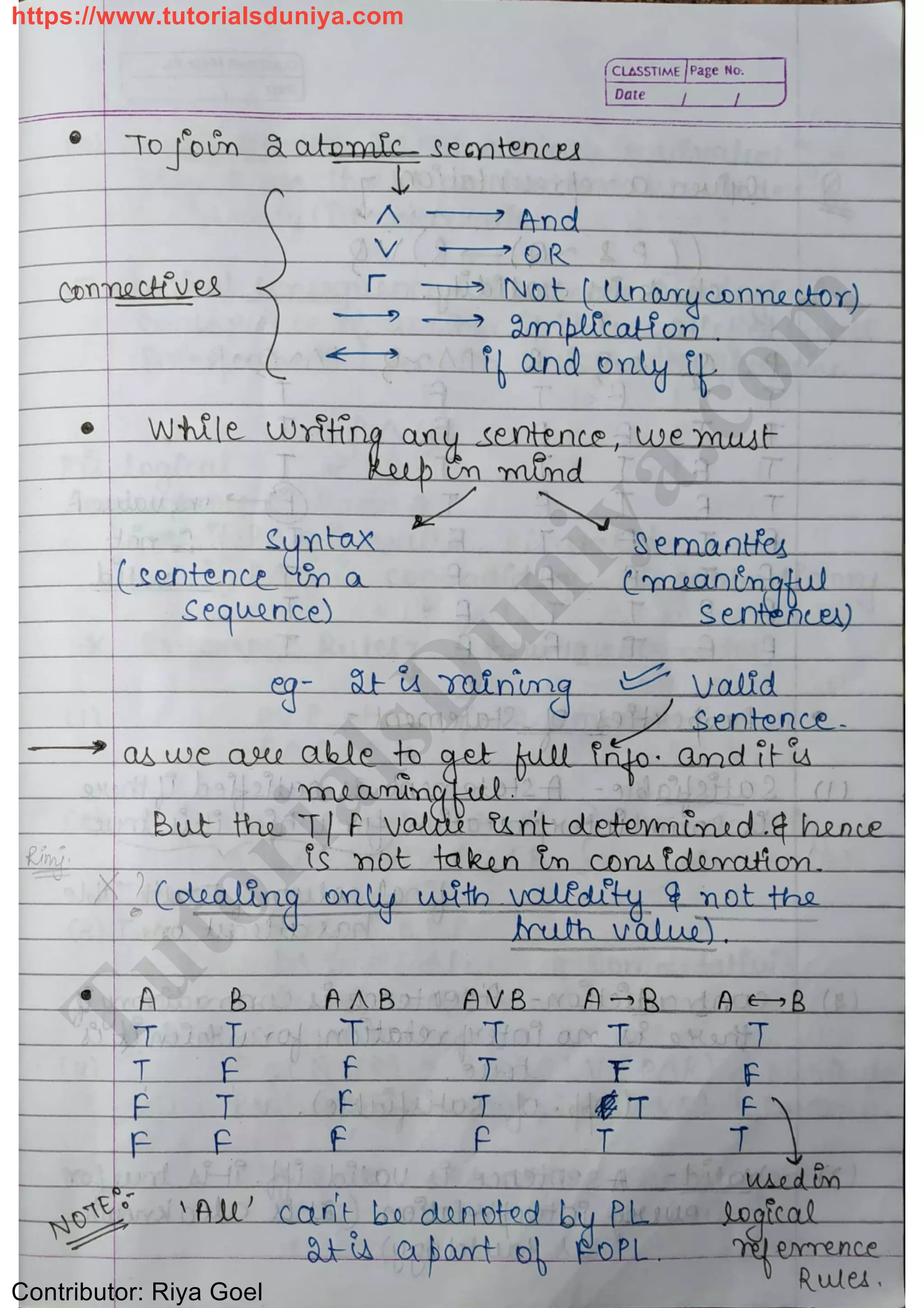 Artificial Intelligence Notes Tutorials Duniya Pdf 