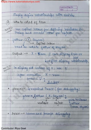 Artificial intelligence notes tutorials duniya | PDF