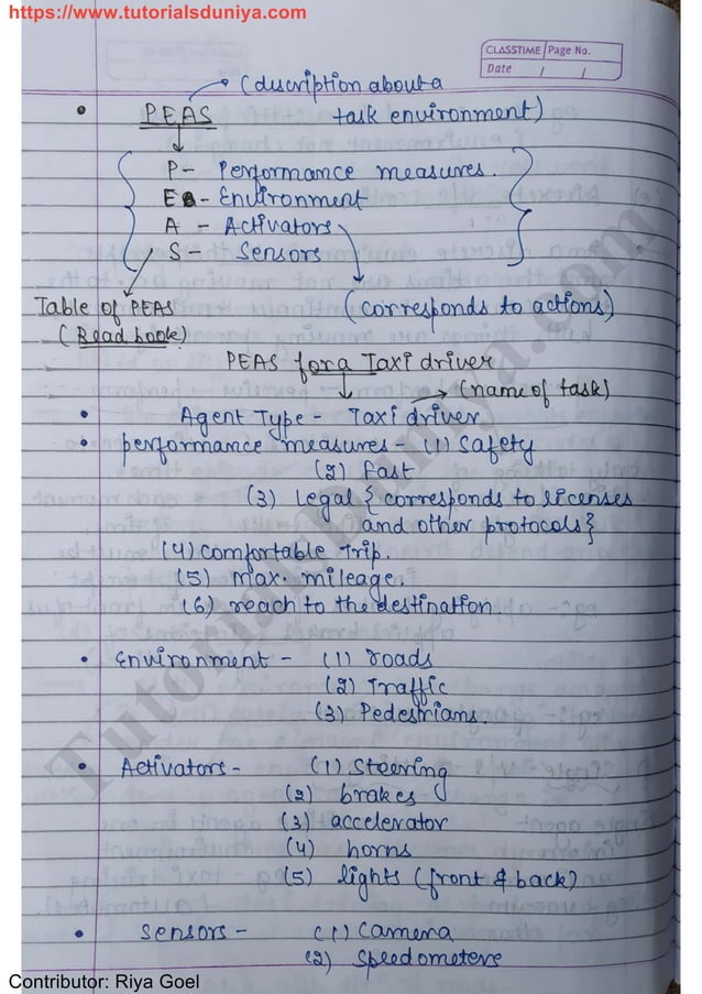 Artificial Intelligence Notes Tutorials Duniya Pdf Programming