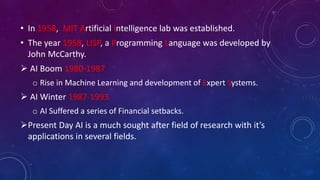 Artificial intelligence original | PPTX | Technology Industry | Industries