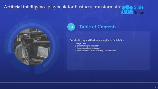 Artificial Intelligence Playbook For Business Transformation Powerpoint Presentation Slides ...