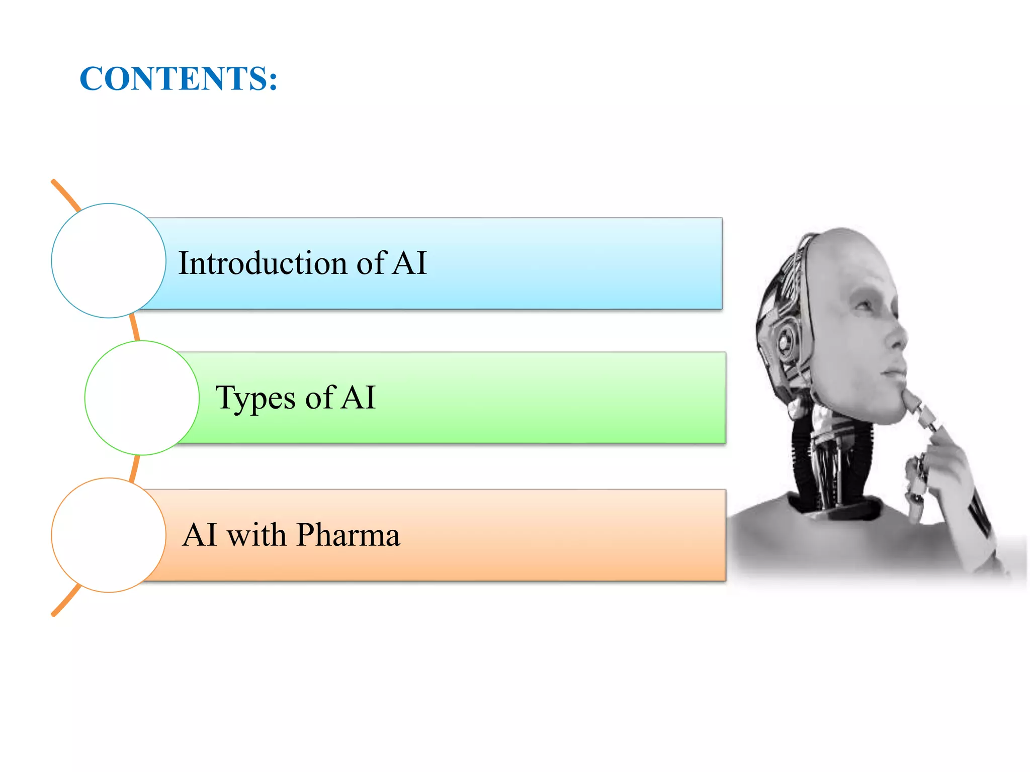 Artificial intelligence in Pharmaceutical Industry | PPTX
