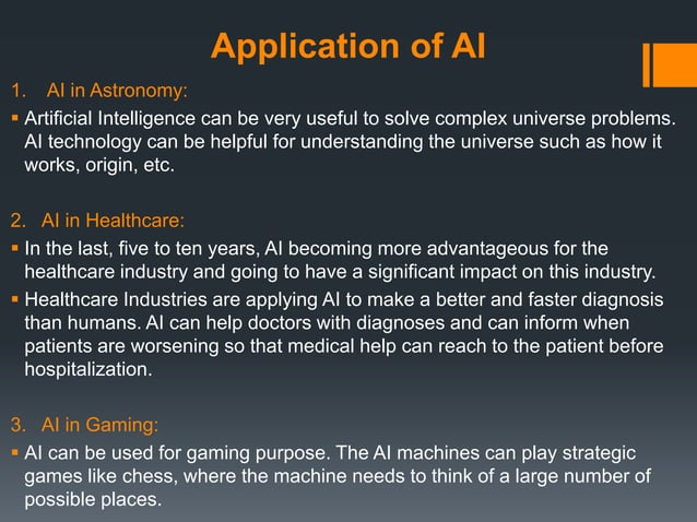 Artificial intelligence ppt | PPTX