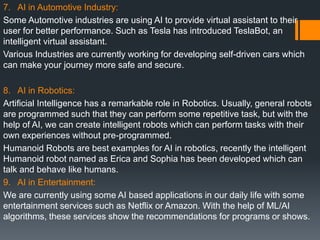 Artificial intelligence ppt | PPTX