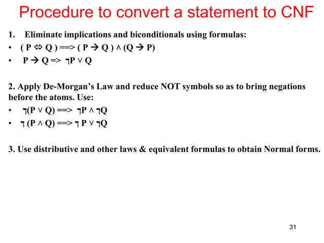 Knowledge representation and Predicate logic | PPTX | Programming ...