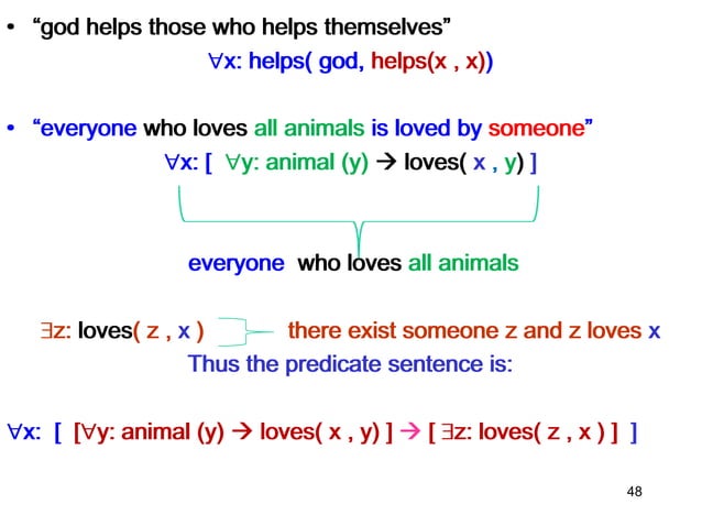 Knowledge representation and Predicate logic | PPTX | Programming ...