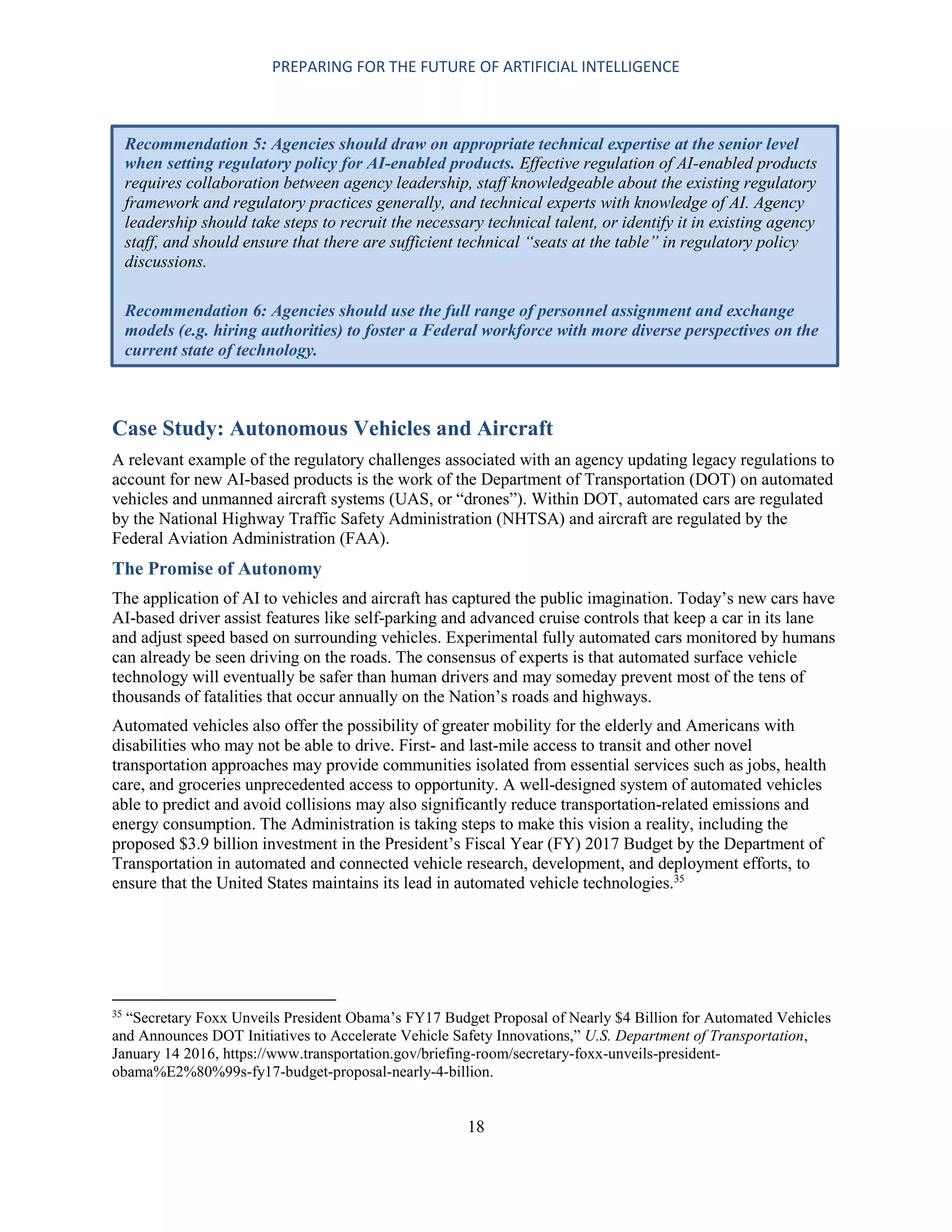 Artificial Intelligence Preparing for the Future of AI | PDF