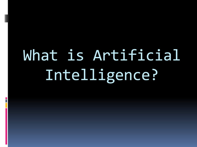 Artificial Intelligence Presentation Pptx Programming Languages Computing