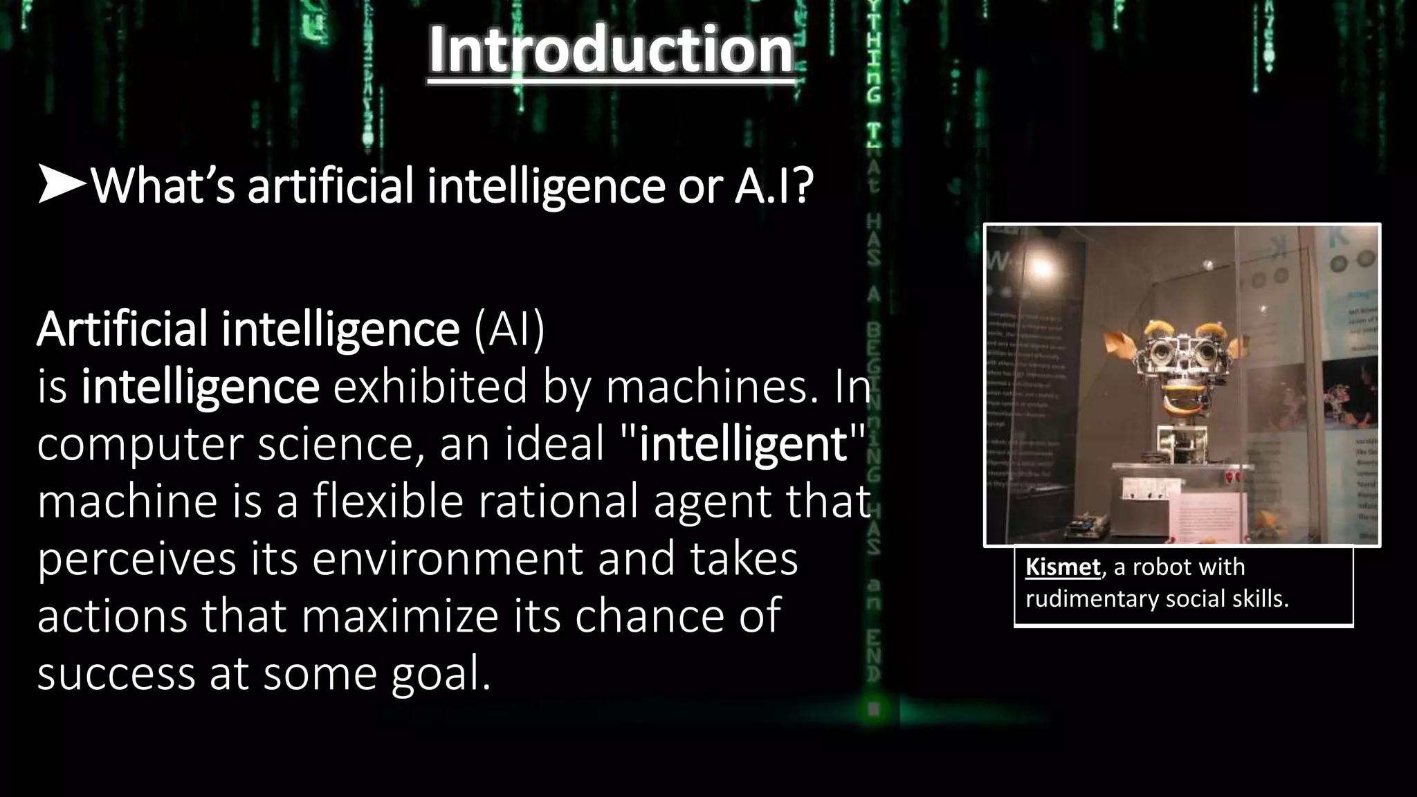 Artificial Intelligence(AI). | PPTX