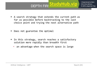 ARTIFICIAL INTELLIGENCE PROBLEM SOLVING AND SEARCH | PDF