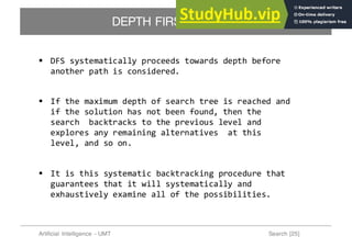 ARTIFICIAL INTELLIGENCE PROBLEM SOLVING AND SEARCH | PDF