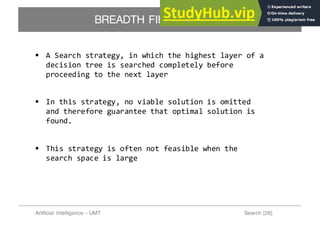 ARTIFICIAL INTELLIGENCE PROBLEM SOLVING AND SEARCH | PDF