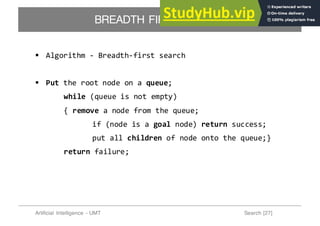 ARTIFICIAL INTELLIGENCE PROBLEM SOLVING AND SEARCH | PDF