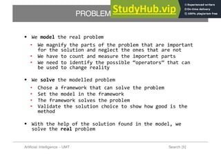 ARTIFICIAL INTELLIGENCE PROBLEM SOLVING AND SEARCH | PDF