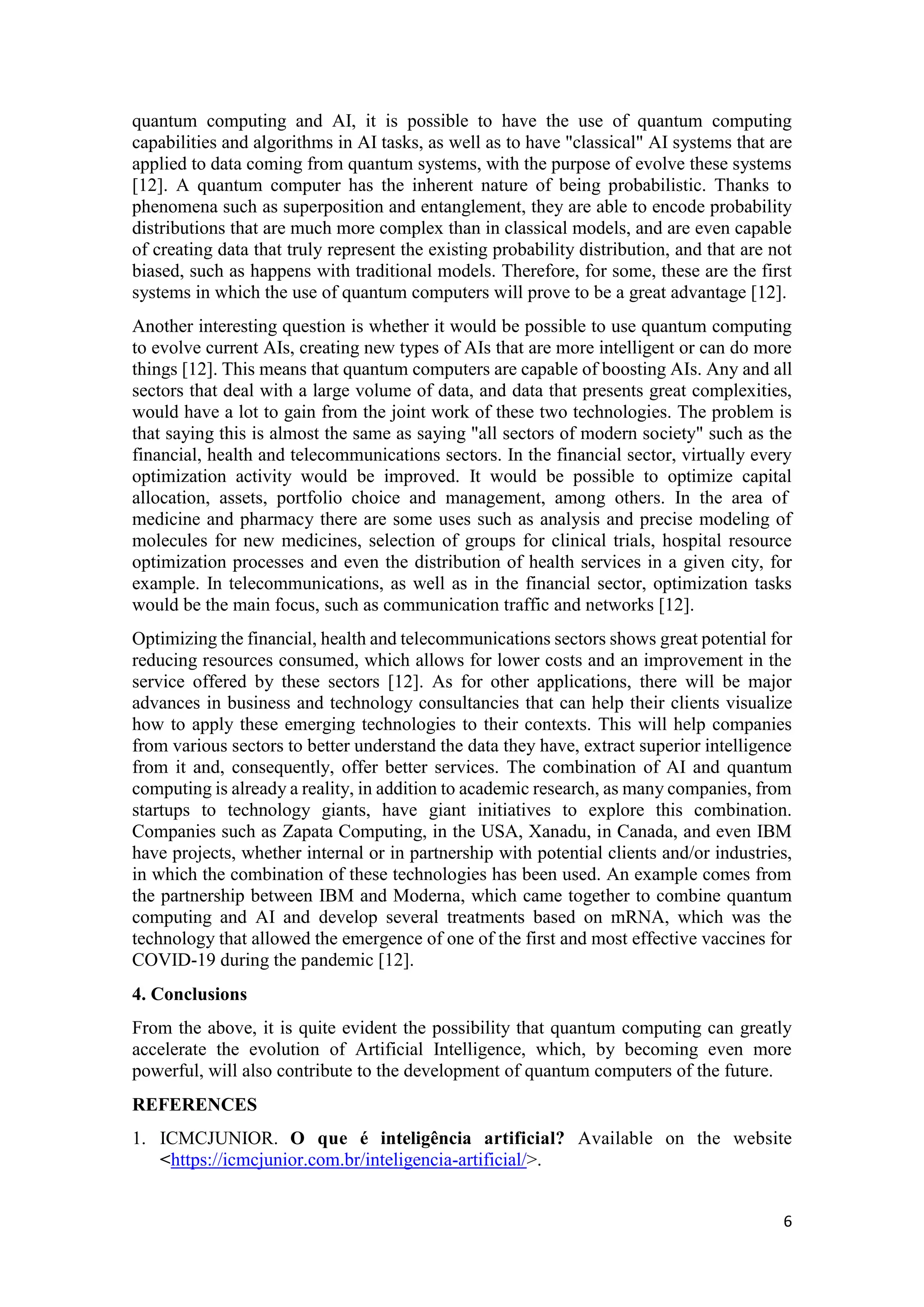 ARTIFICIAL INTELLIGENCE + QUANTUM COMPUTING = GREATEST TECHNOLOGICAL ...