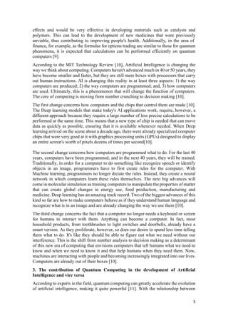 Artificial Intelligence Quantum Computing Greatest Technological