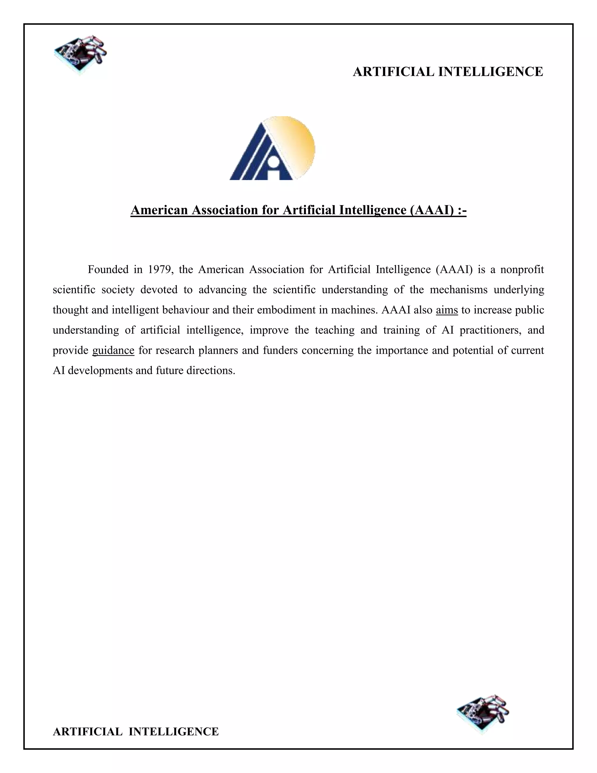 Artificial intelligence report | DOCX