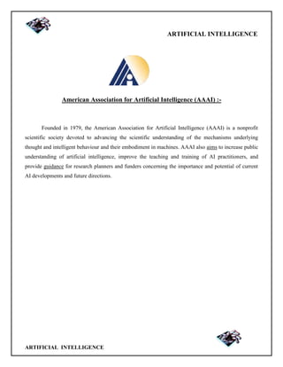Artificial intelligence report | DOCX