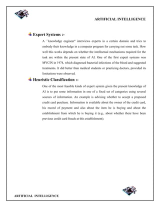 Artificial intelligence report | DOCX