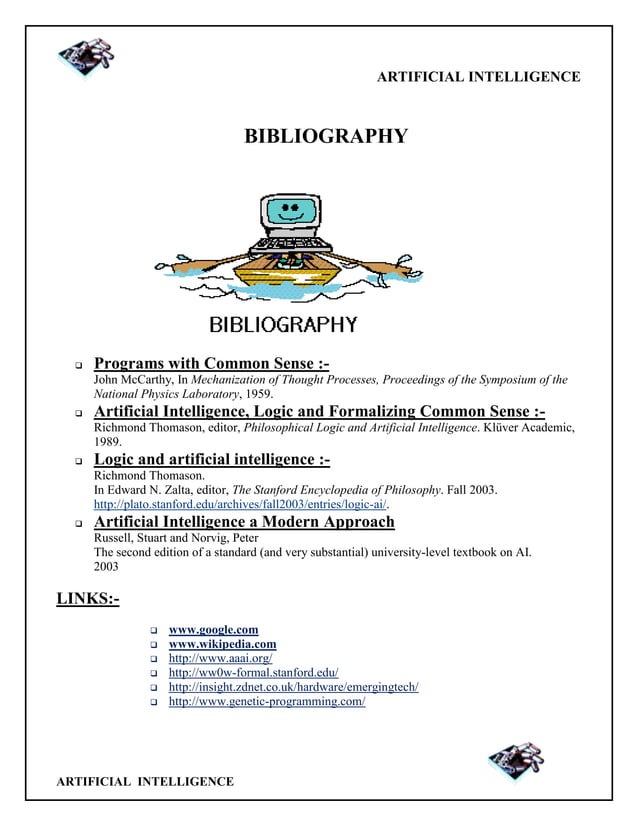 Artificial intelligence report | DOCX