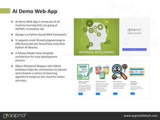 Artificial Intelligence Services - AAPNA Infotech | PDF | Artificial ...