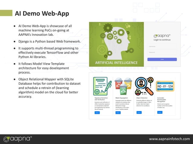 Artificial Intelligence Services - AAPNA Infotech | PDF | Artificial Intelligence | Technology ...