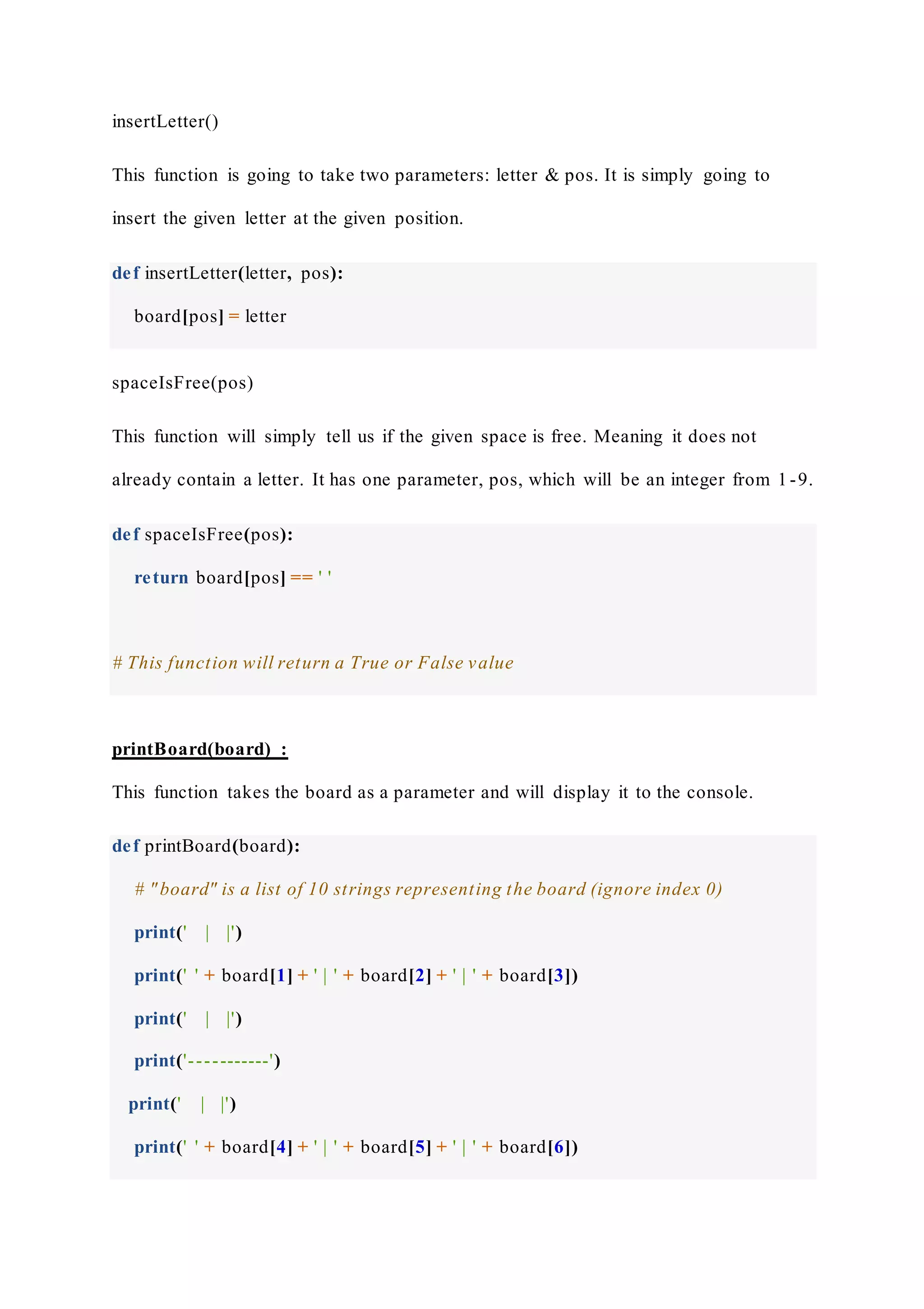 Artificial intelligence - python | DOCX