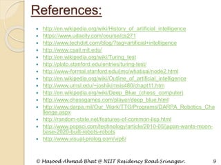 Artificial intelligence Show | PPSX