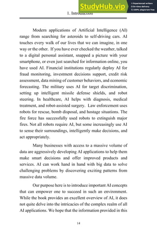 Artificial Intelligence Simplified (Textbook Sample) | PDF