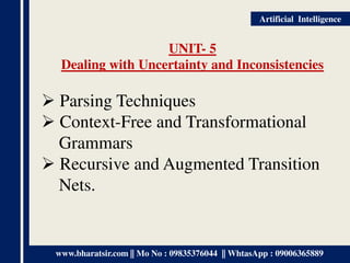 ARTIFICIAL INTELLIGENCE SYLLABUS | PDF