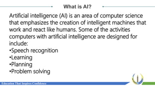 Artificial intelligence teacher | PPTX