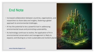 Artificial intelligence & the Environment.pptx