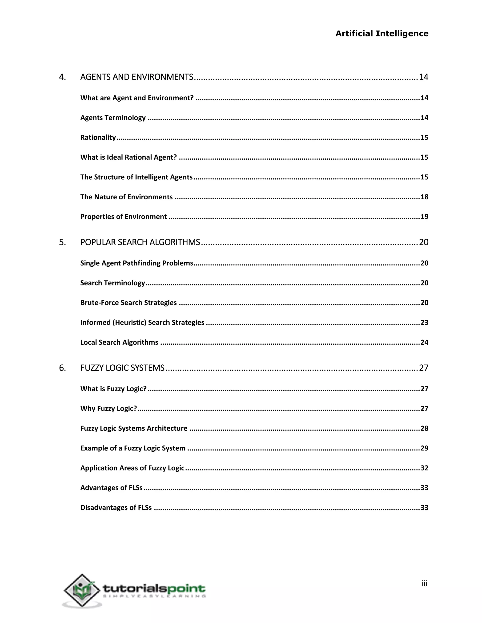 Artificial intelligence tutorial | PDF
