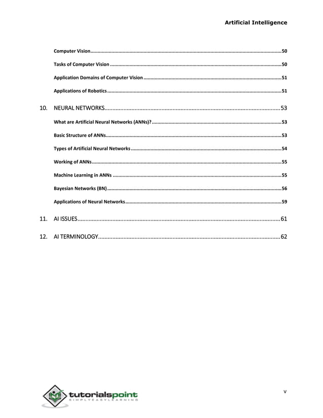 Artificial intelligence tutorial | PDF