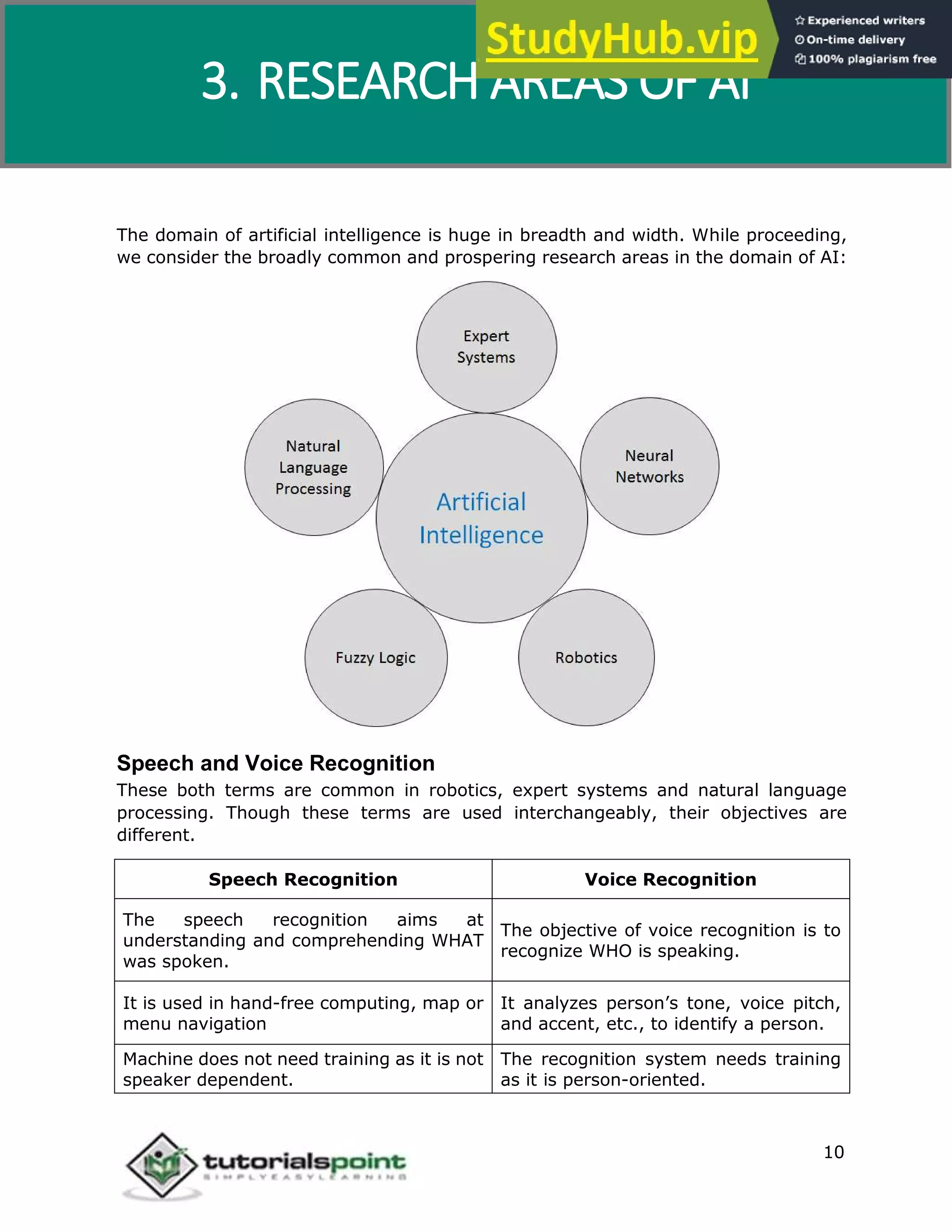 Artificial Intelligence Tutorial | PDF