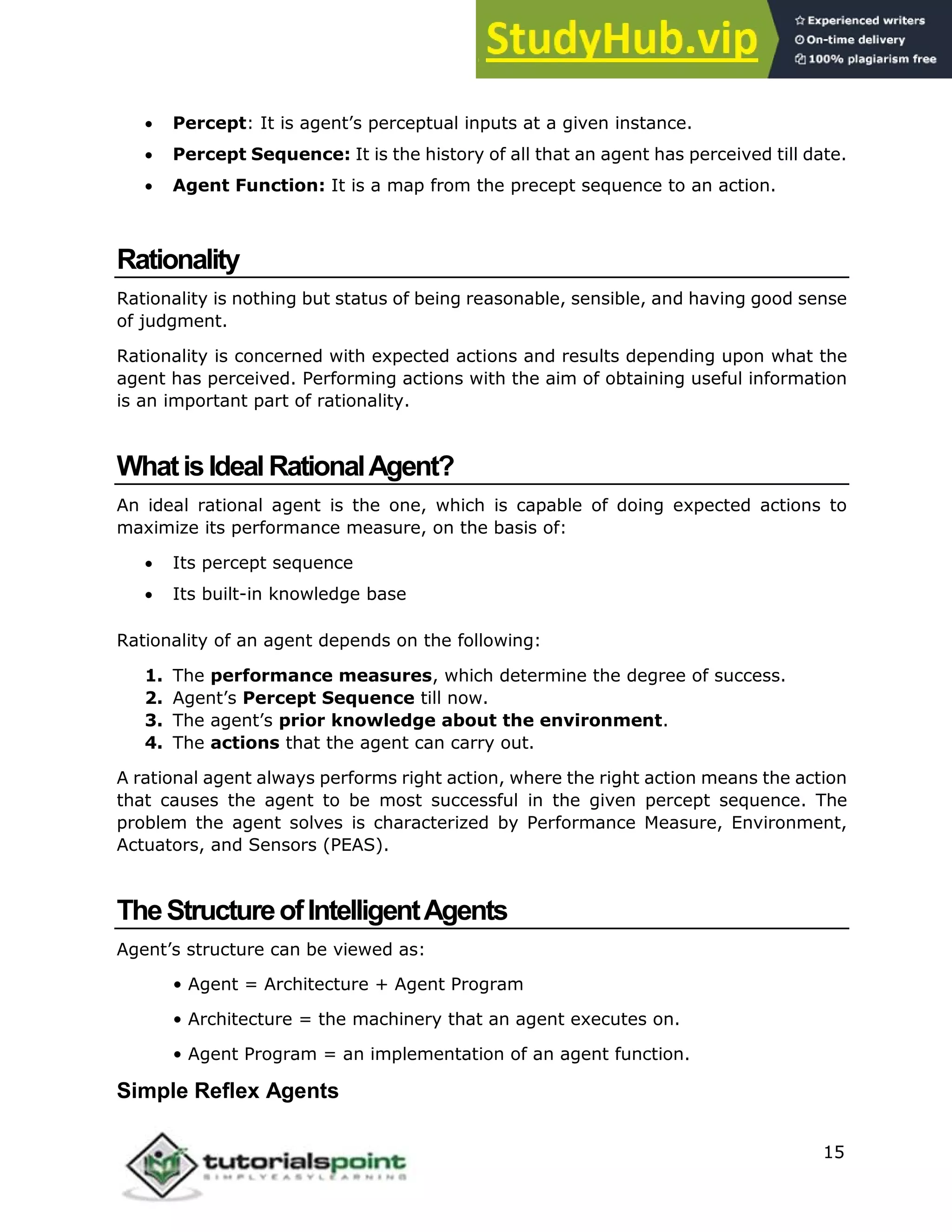 Artificial Intelligence Tutorial | PDF