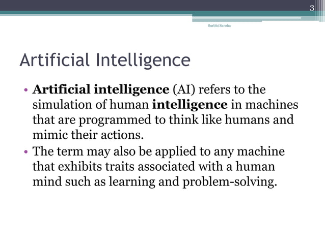 Artificial intelligence unit1 | PPTX | Artificial Intelligence | Technology & Computing