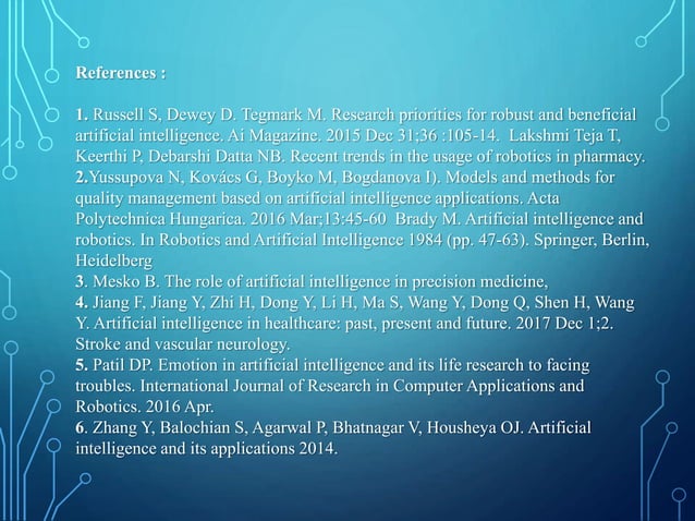 Artificial Intelligence Used In Pharmacy.pptx | Technology Industry | Industries