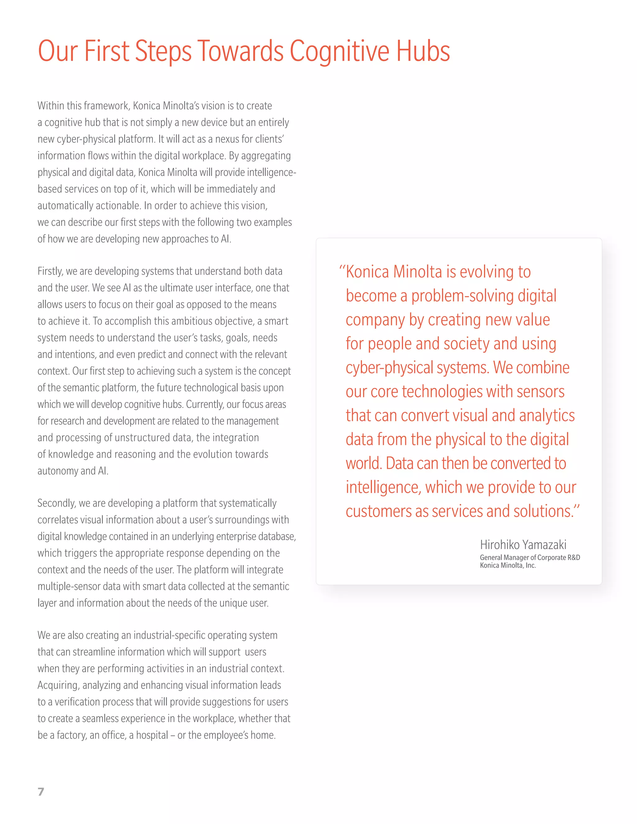 Konica Minolta - Artificial Intelligence White Paper | PDF