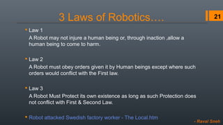 Artificial intelligency & robotics | PPT