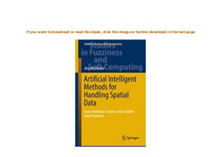 FREE_DOWNLOAD_EBOOK LIBRARY Artificial Intelligent Methods for Handling Spatial Data Fuzzy ...