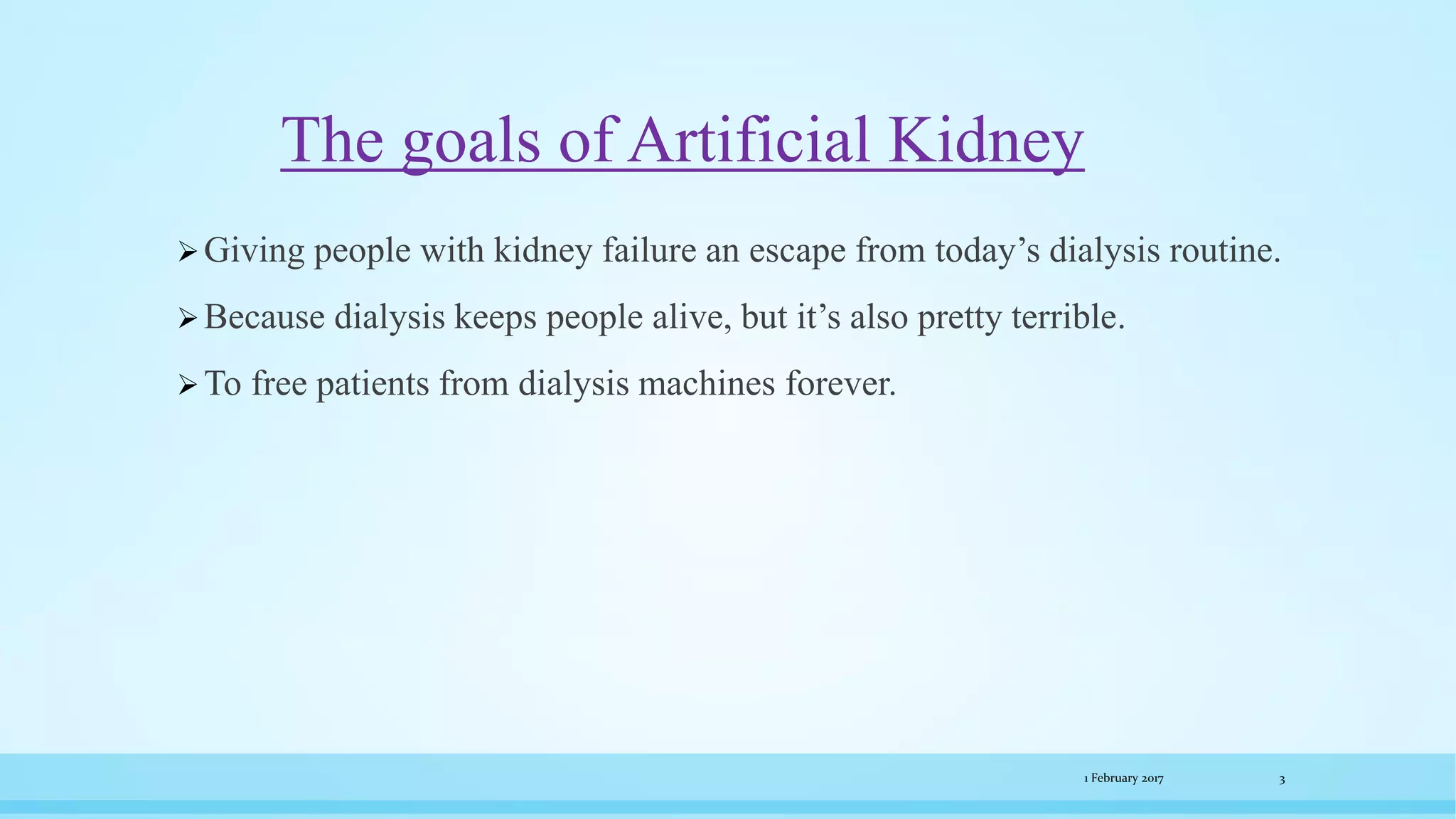 Artificial kidney | PPTX