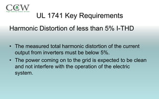 Artificial lift forum ul 1741 presentation - final | PPSX