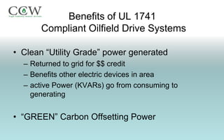 Artificial lift forum ul 1741 presentation - final | PPSX