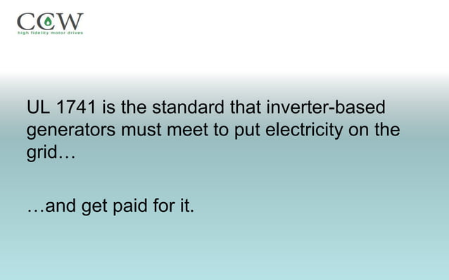 Artificial lift forum ul 1741 presentation - final | PPSX