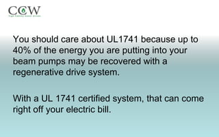 Artificial lift forum ul 1741 presentation - final | PPSX